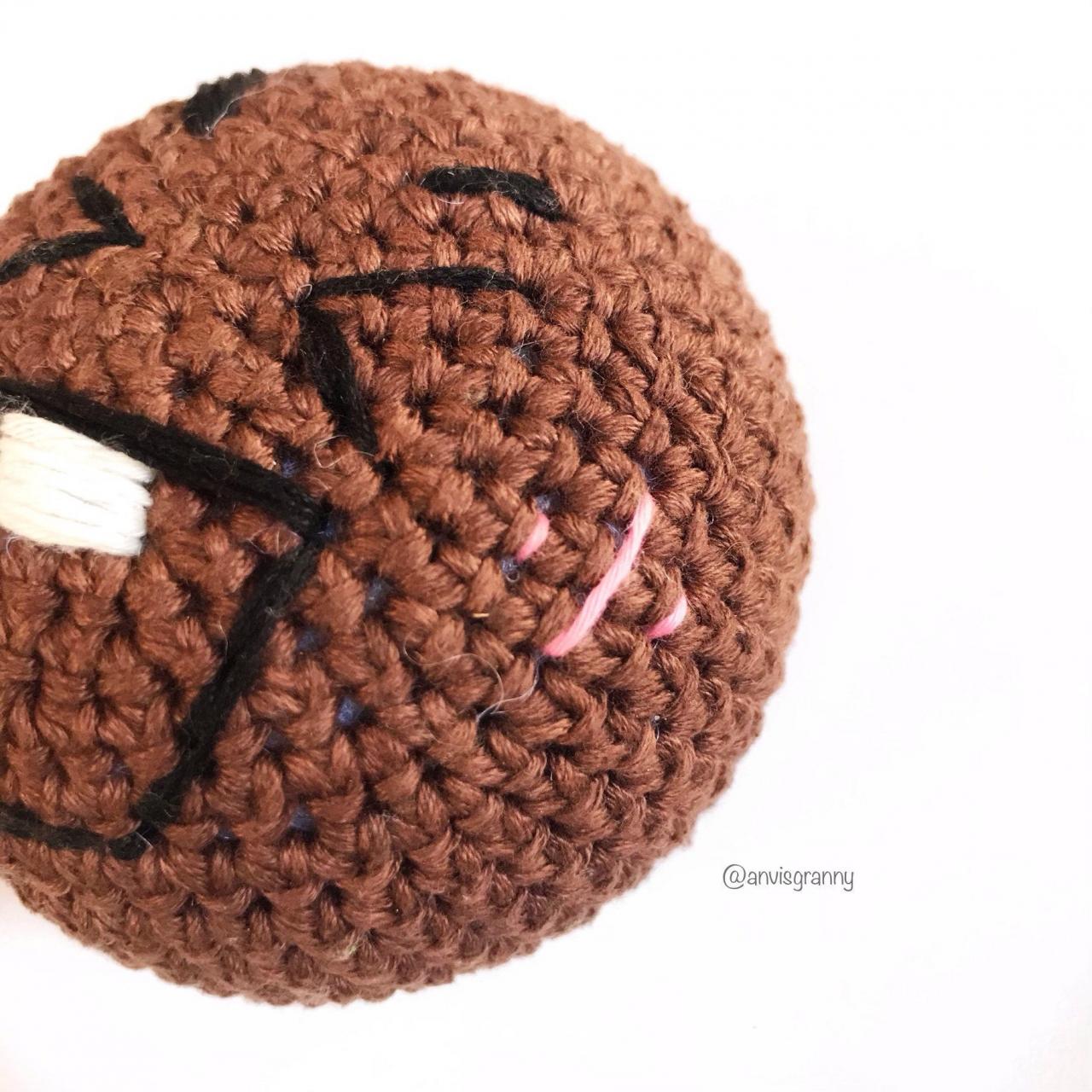 Pdf Crochet Pattern - Mini Shooky Bts Bt21 Korean Band Inspired, Cookie ...